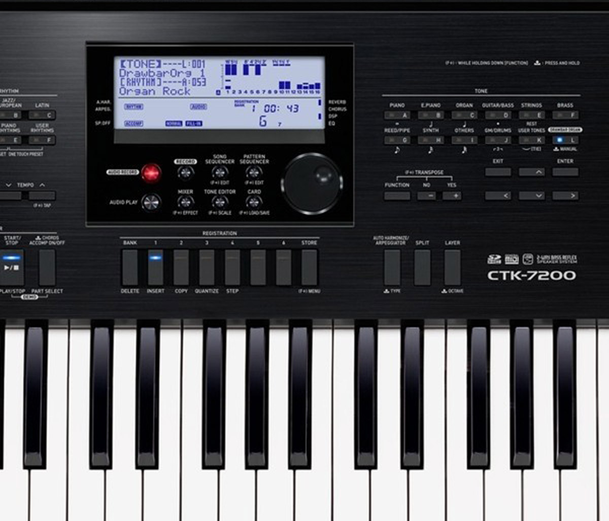 Casio CTK 7200 Portable Keyboard – Guitar Spot Station