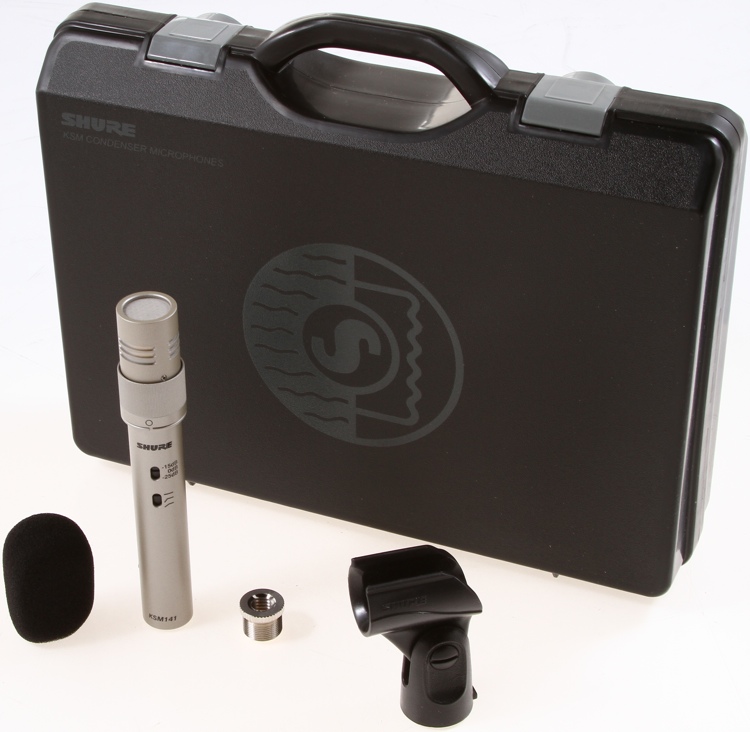 Shure KSM141/SL Dual-Pattern Studio Condenser Microphone – Guitar Spot ...